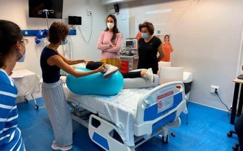 Movimiento de la pelvis y sus posturas durante el embarazo y el parto ...